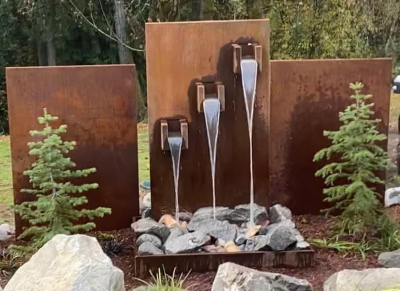 Custom Made Size Falls Planter & Waterfall Cascade /outdoor - Etsy