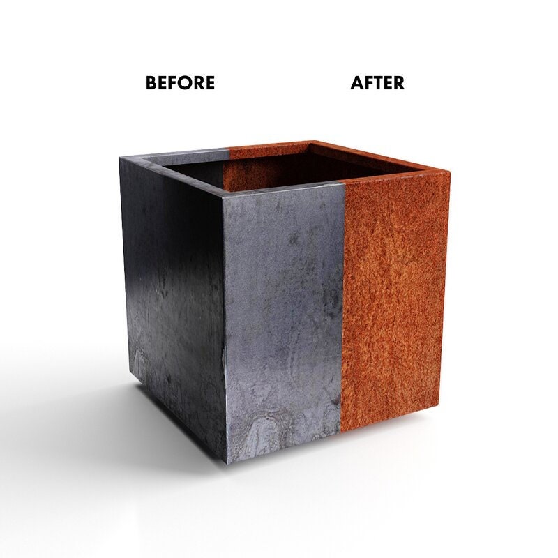Custom Made Planter Box. Corten Steel Planters Raised Bed - Etsy