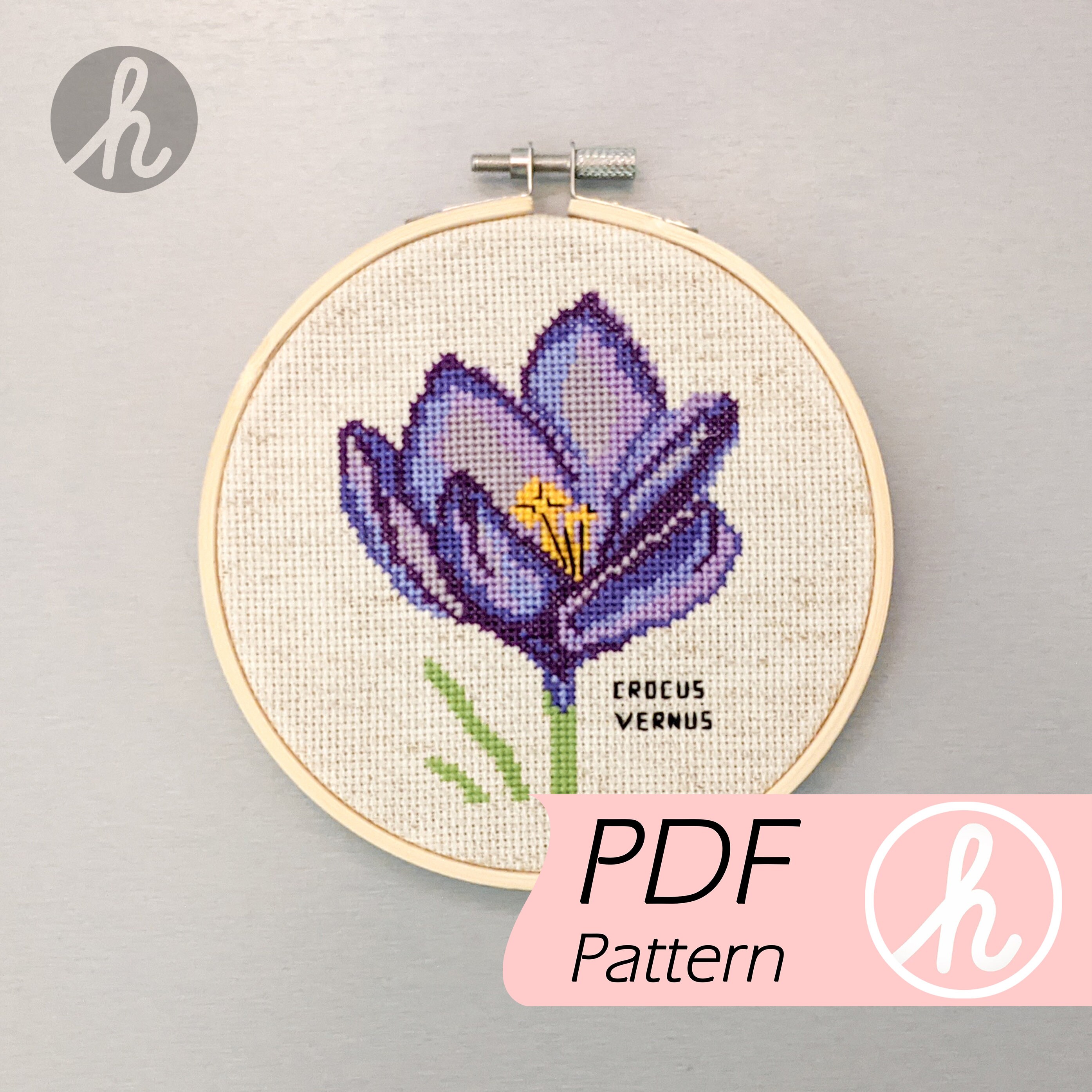 Flower PDF Pattern Pack DIY Cross Stitch Art Digital - Etsy