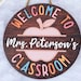 Disco Classroom Door Sign, Groovy Teacher Door Hanger, Back to School ...