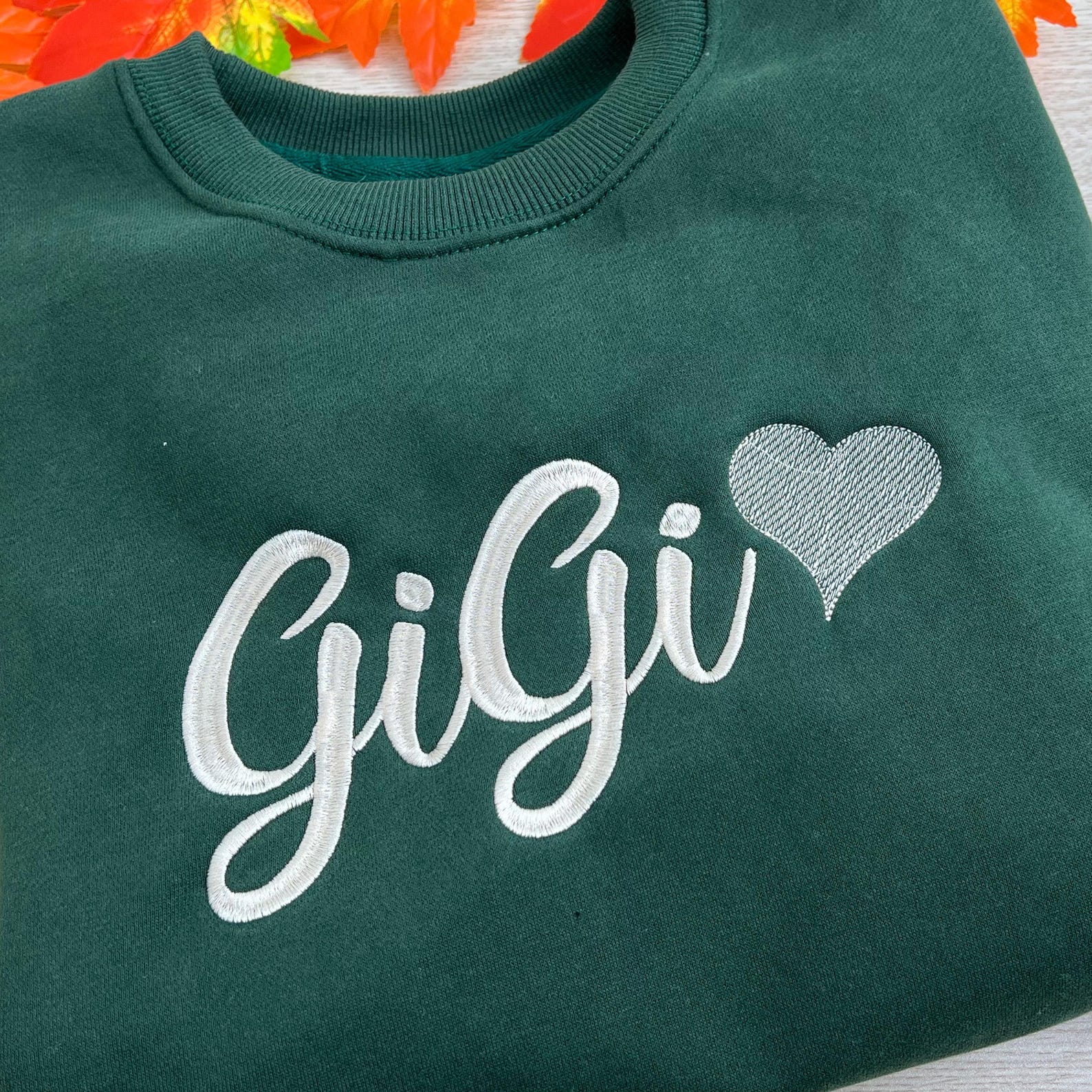 Personalized Gigi Embroidered Sweatshirt, Gigi With Grandkids Names ...