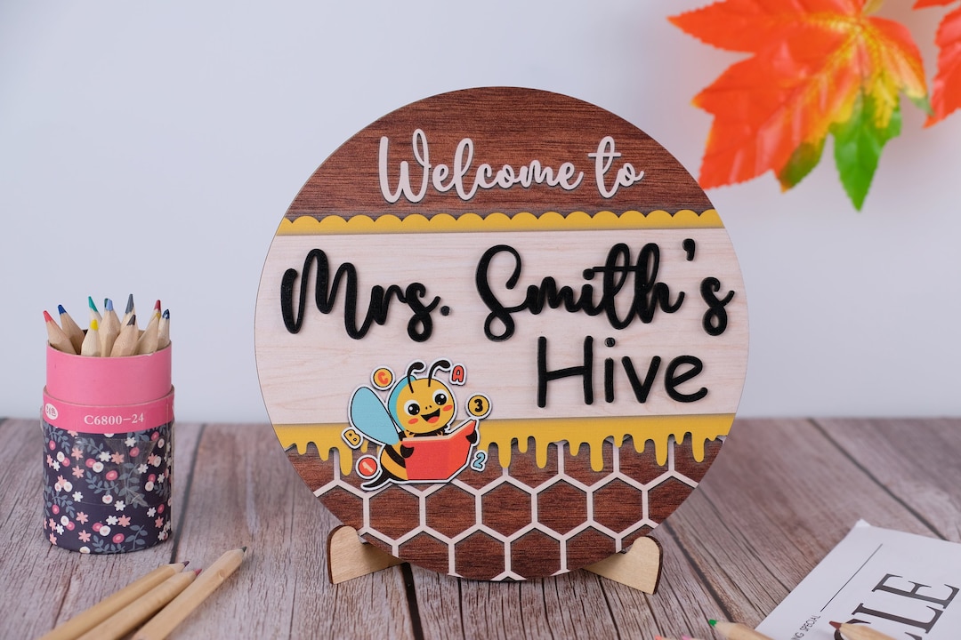 Welcome Classroom Door Sign, Teacher Door Sign Decor, Teacher ...