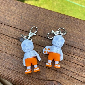 3D Printed Articulated Fidget Skeletons Heart Skeleton Lucky Skeleton ...