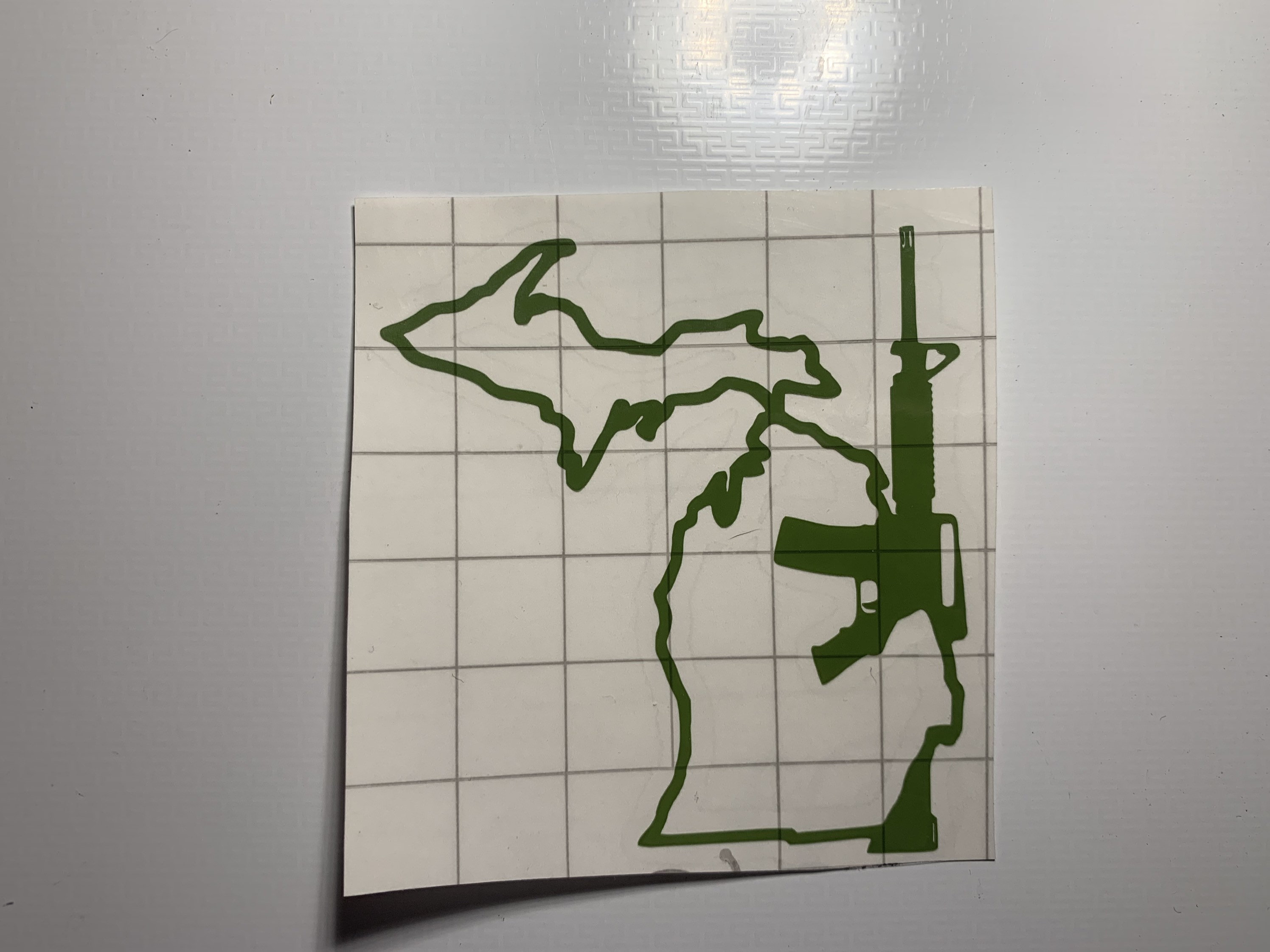 Michigan AR-15 Vinyl Decal - Etsy