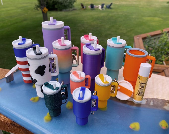 Mini Stanley Keychain - Etsy