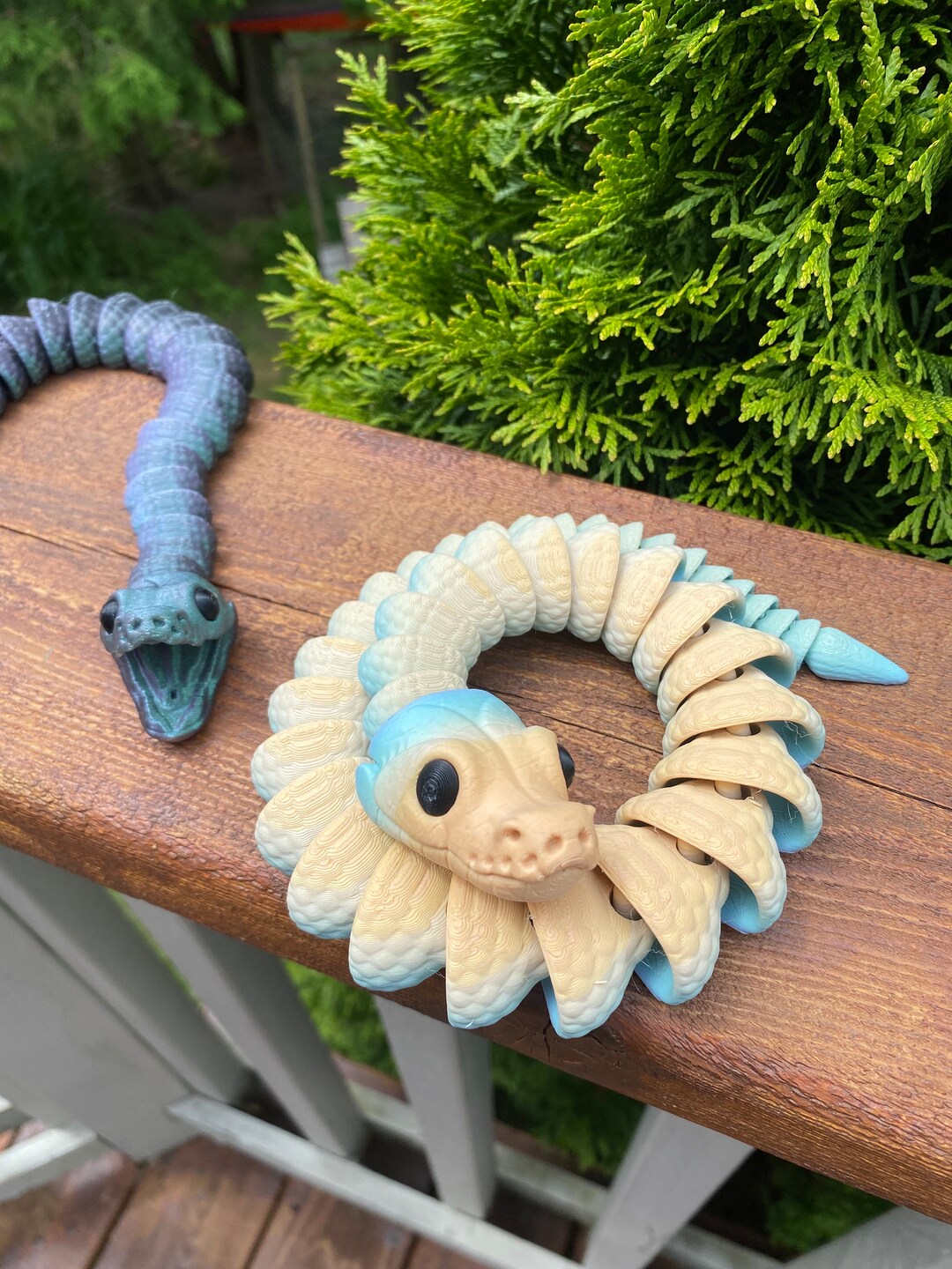 3D Printed Articulated Ball Python Snakes Fidget Toys - Etsy