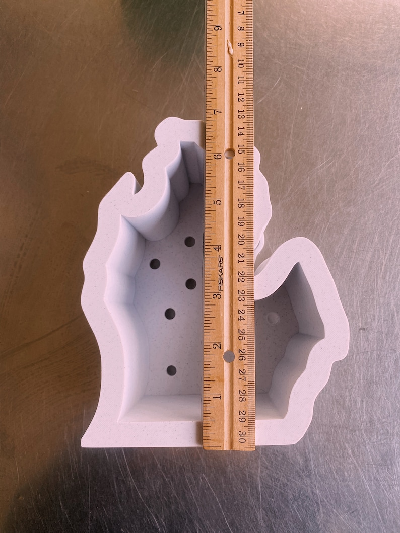 Shape of Michigan 3D Printed Flower Pot Planter - Etsy