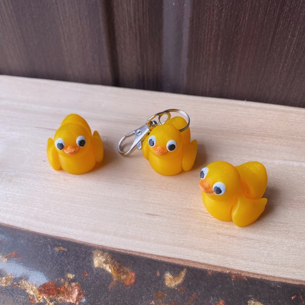 3d Printed Duck Keychains - Etsy