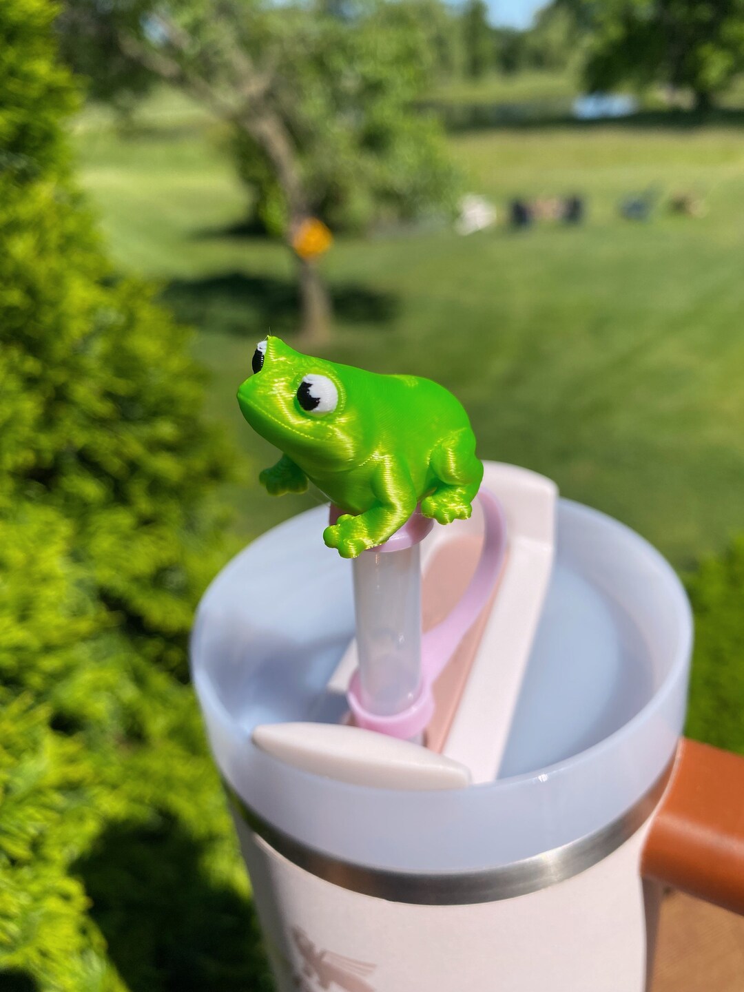 Cute Frog Toad Straw Charms Toppers for Stanley Tumblers and Other 9 ...