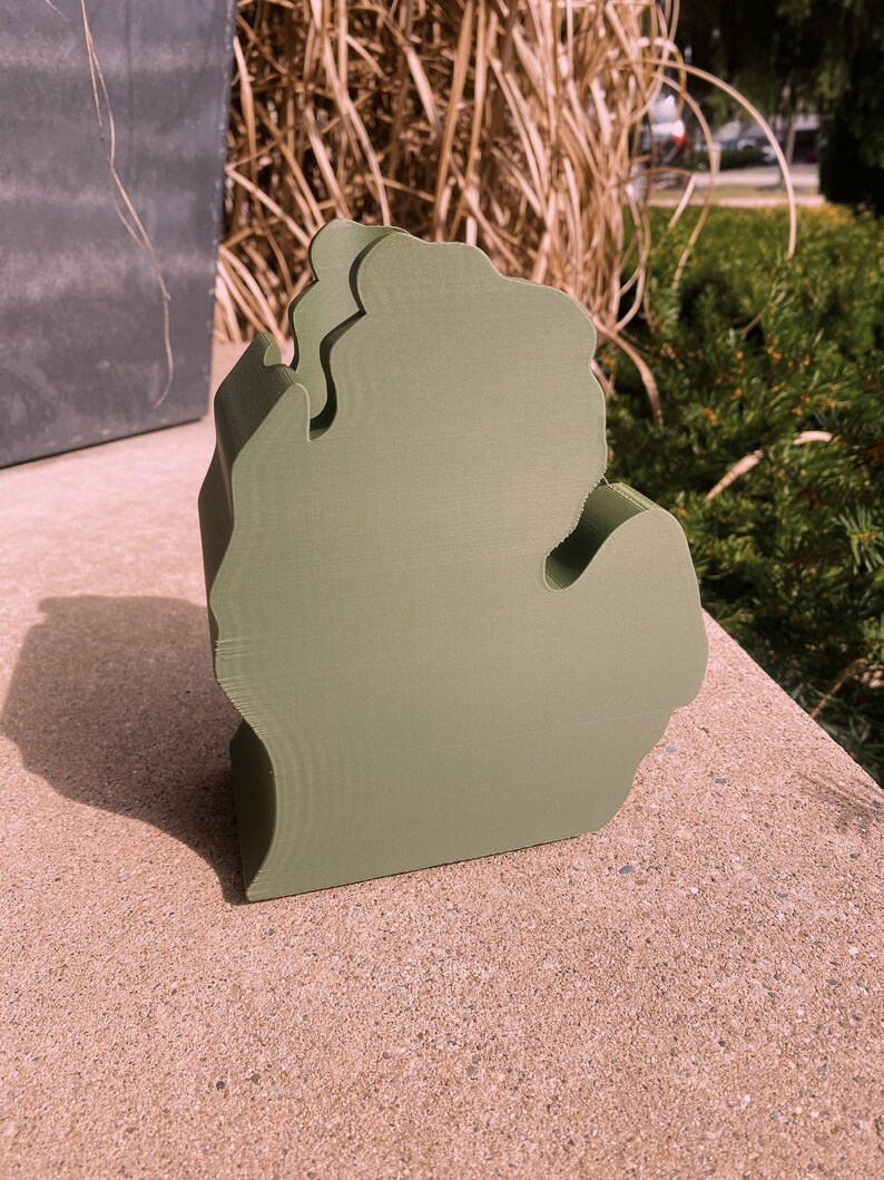 Shape of Michigan 3D Printed Flower Pot Planter - Etsy