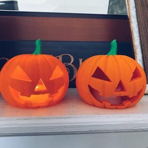 Adorable 3D Printed Spooky Halloween Jack-o-lantern Pumpkin Decoration ...
