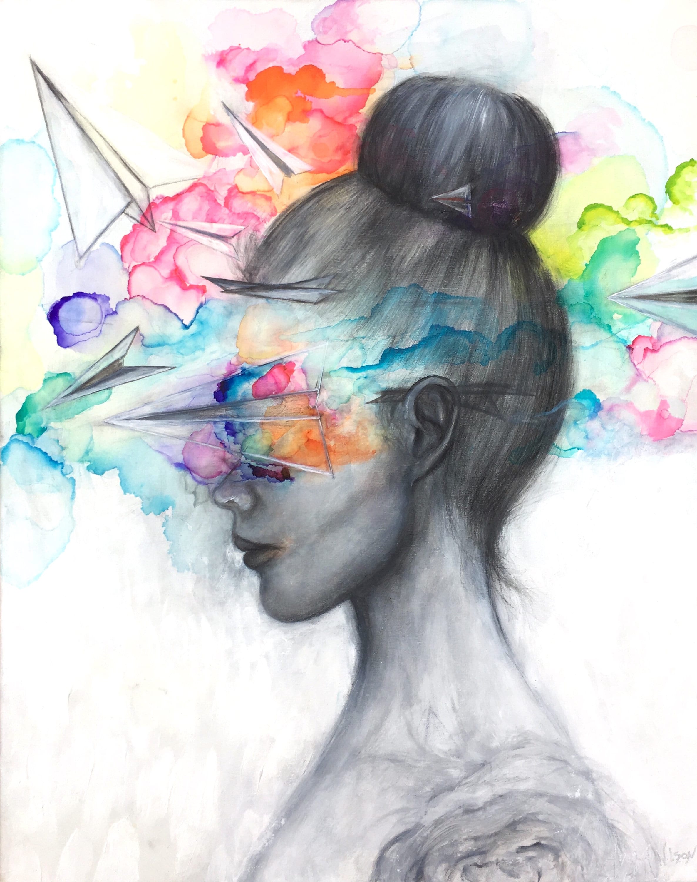 Fight or Flight Psychology Abstract Art Print | Etsy