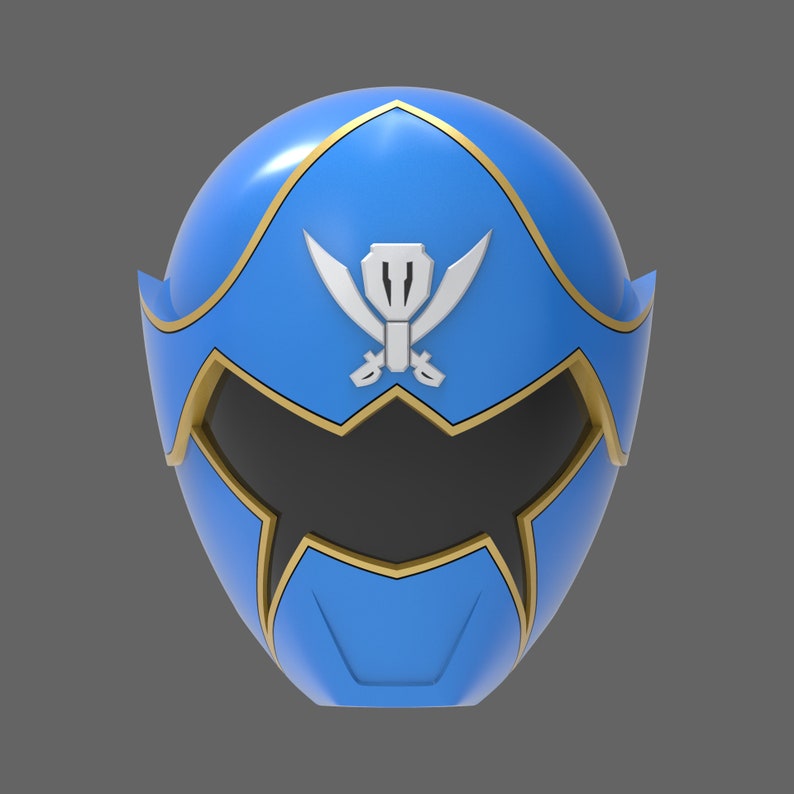 Gokaiger/super Megaforce Core Team Helmet 3D Models - Etsy