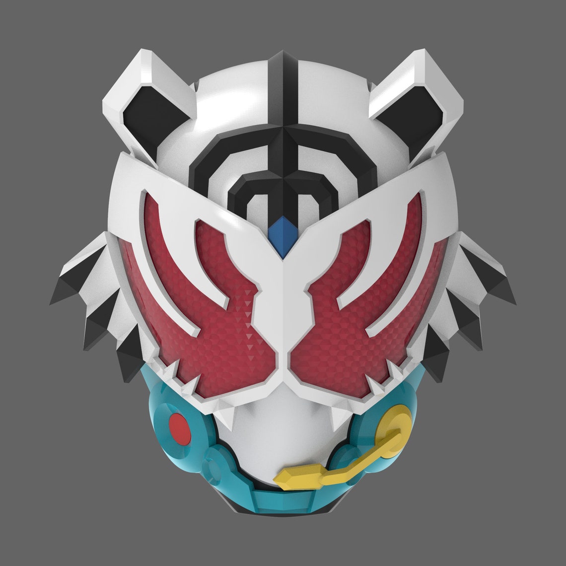 Kamen Rider Garun Helmet 3D Model - Etsy Canada