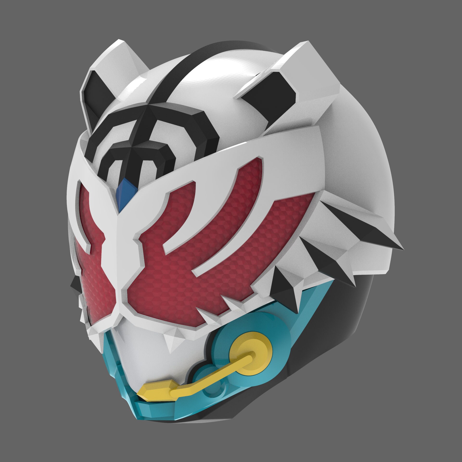 Kamen Rider Garun Helmet 3D Model - Etsy