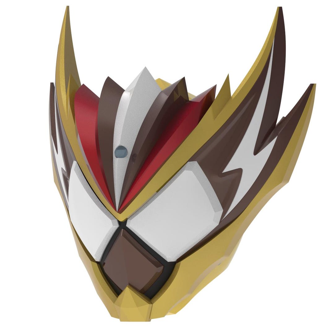 Kamen Rider Valen Frappe Custom Helmet 3D Model - Etsy