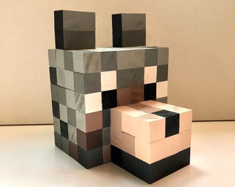 Wolf Head Sculpture | Etsy