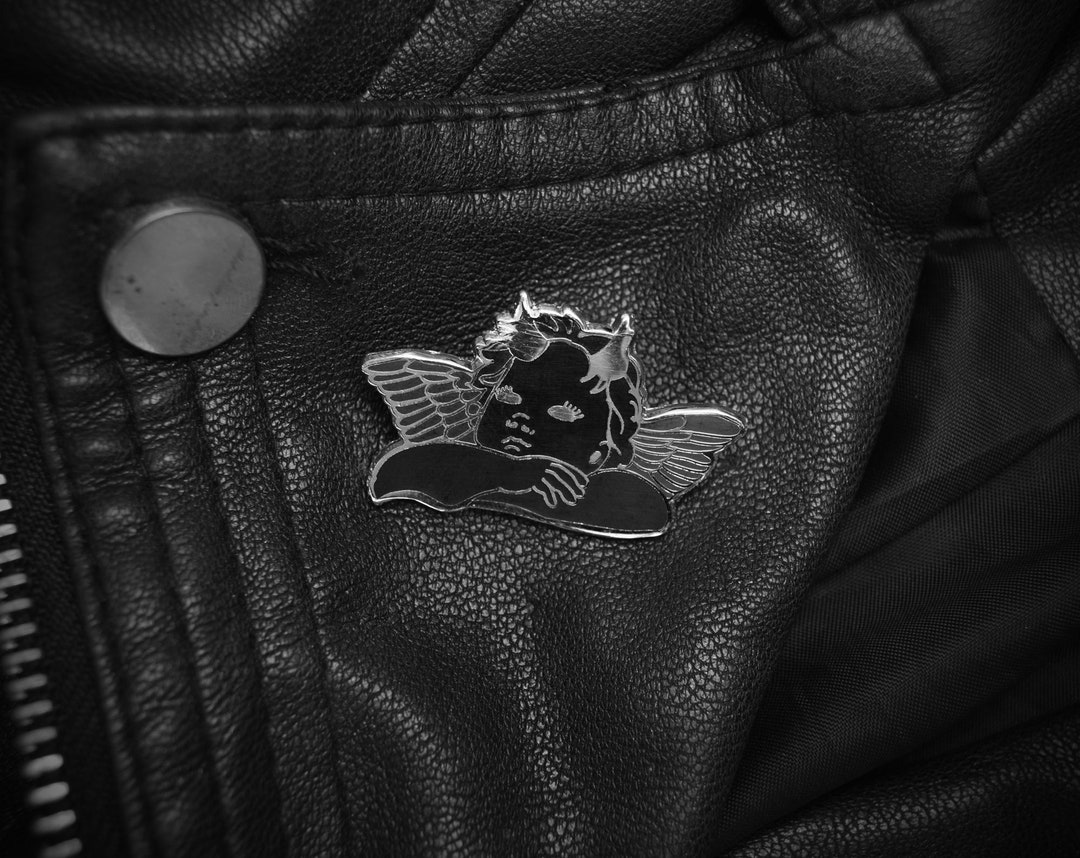 Devil Cherub Enamel Pin Occult Horror Halloween Goth Gothic Devil Satan ...