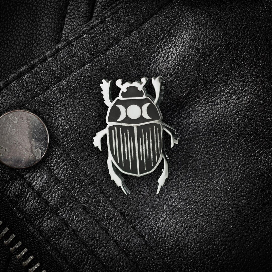 Beetle Enamel Pin | Occult Horror Halloween Goth Gothic Esoteric Creepy ...