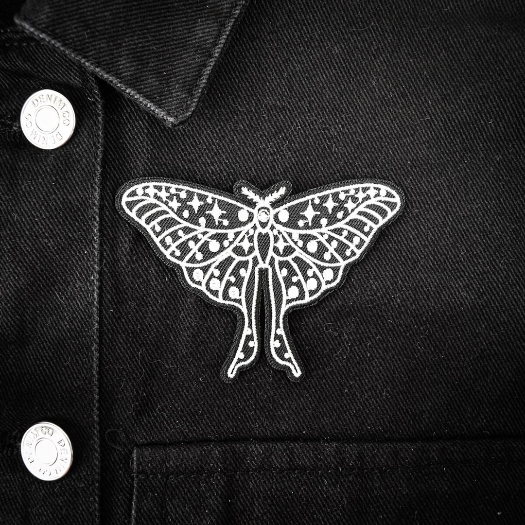 Cosmic Moth Iron-on Embroidered Patch Hannibal/ Silence of the Lambs ...