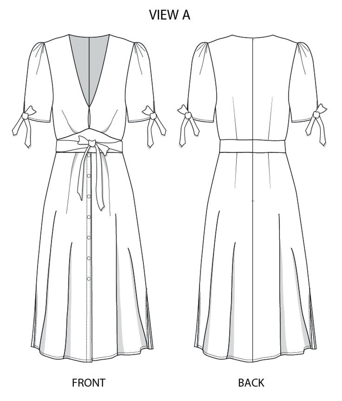 Sia Dress PDF Sewing Pattern | Etsy UK