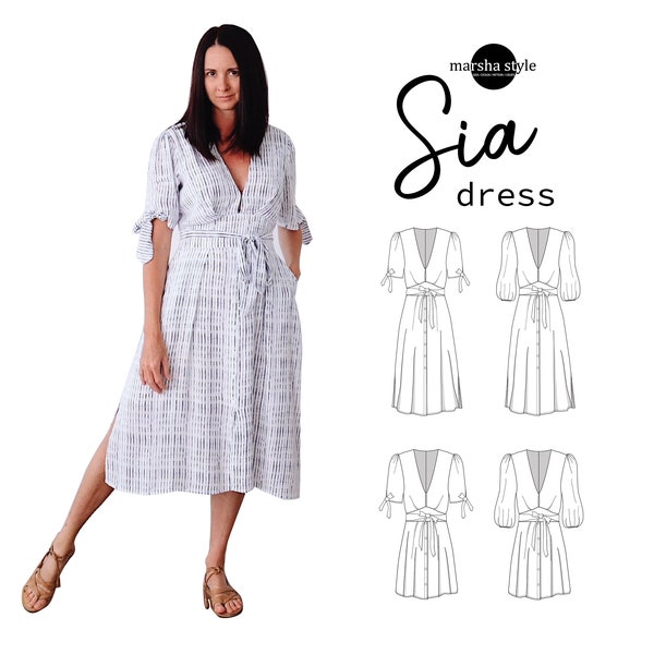 Summer Dress Pattern - Etsy