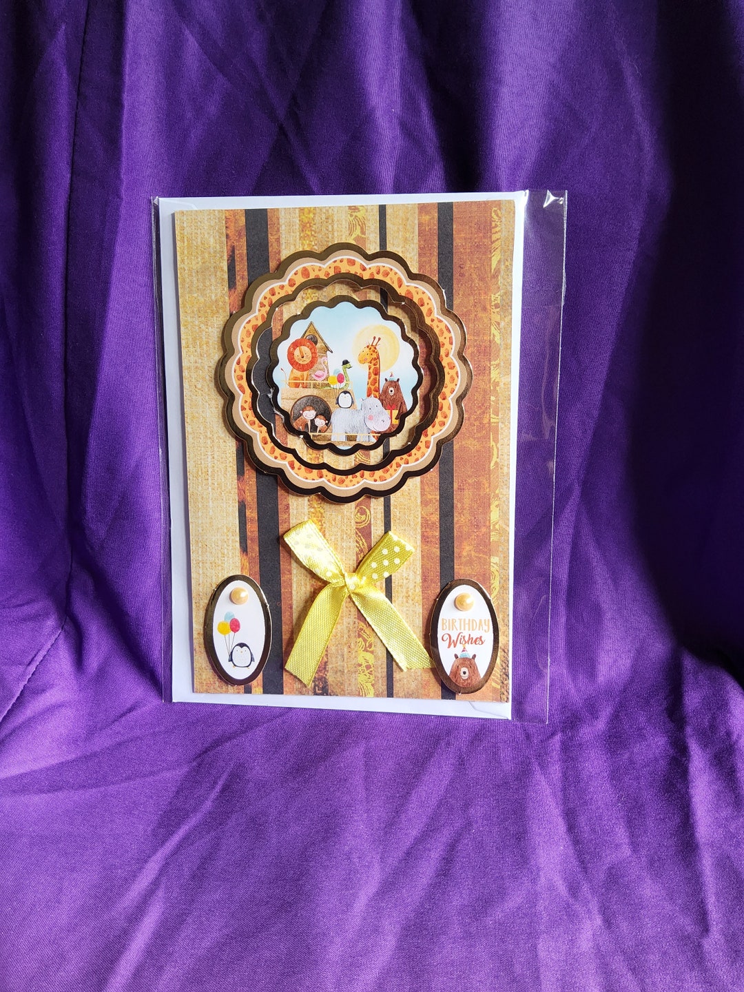 A6 Greeting Card Animal Zoo Birthday - Etsy