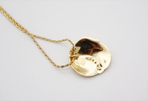 Christian Dior Vintage 1980s Modernist Shell Crystals… - Gem