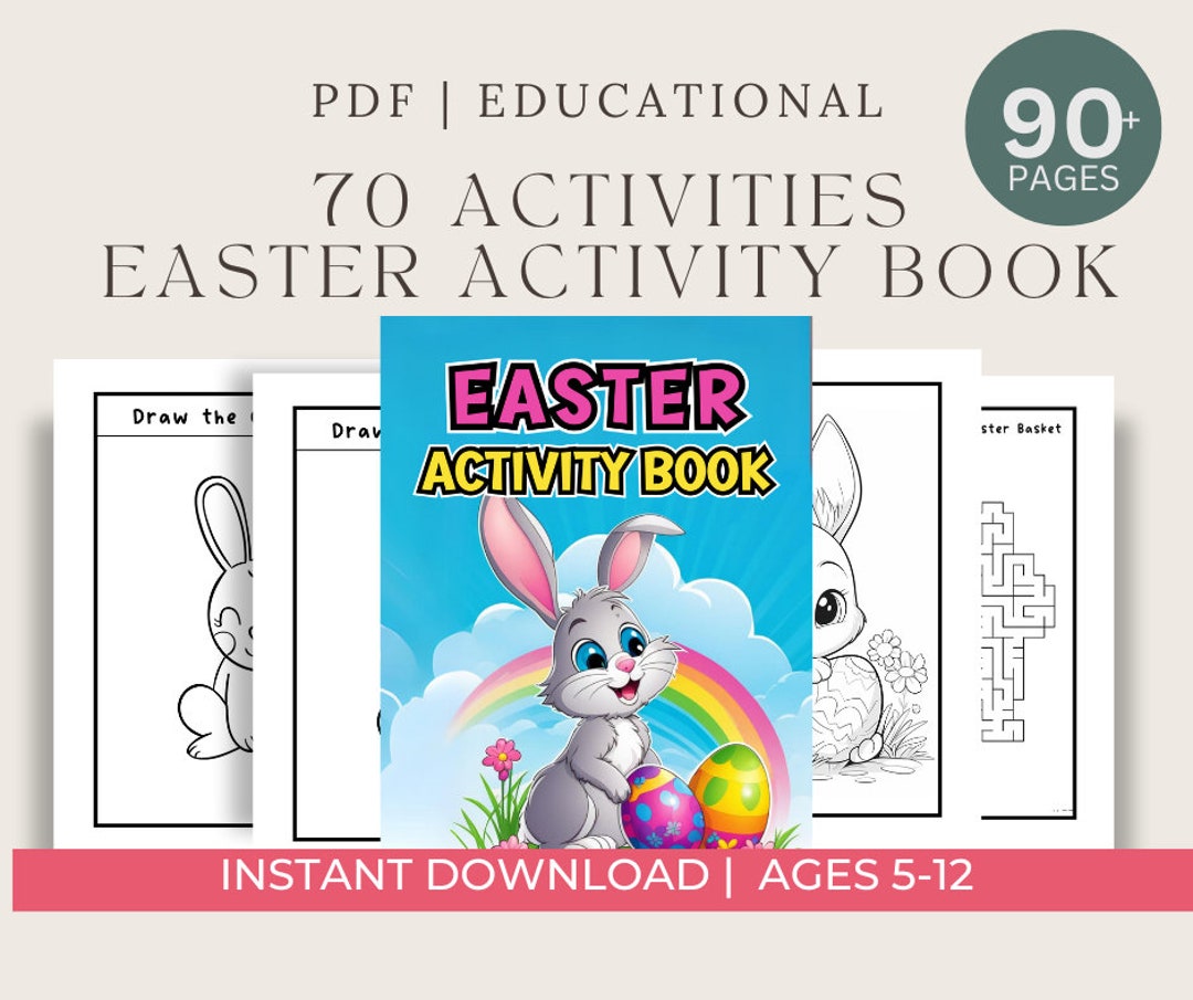 Easter Activity Book Easter Activities for Kids Easter Activity ...
