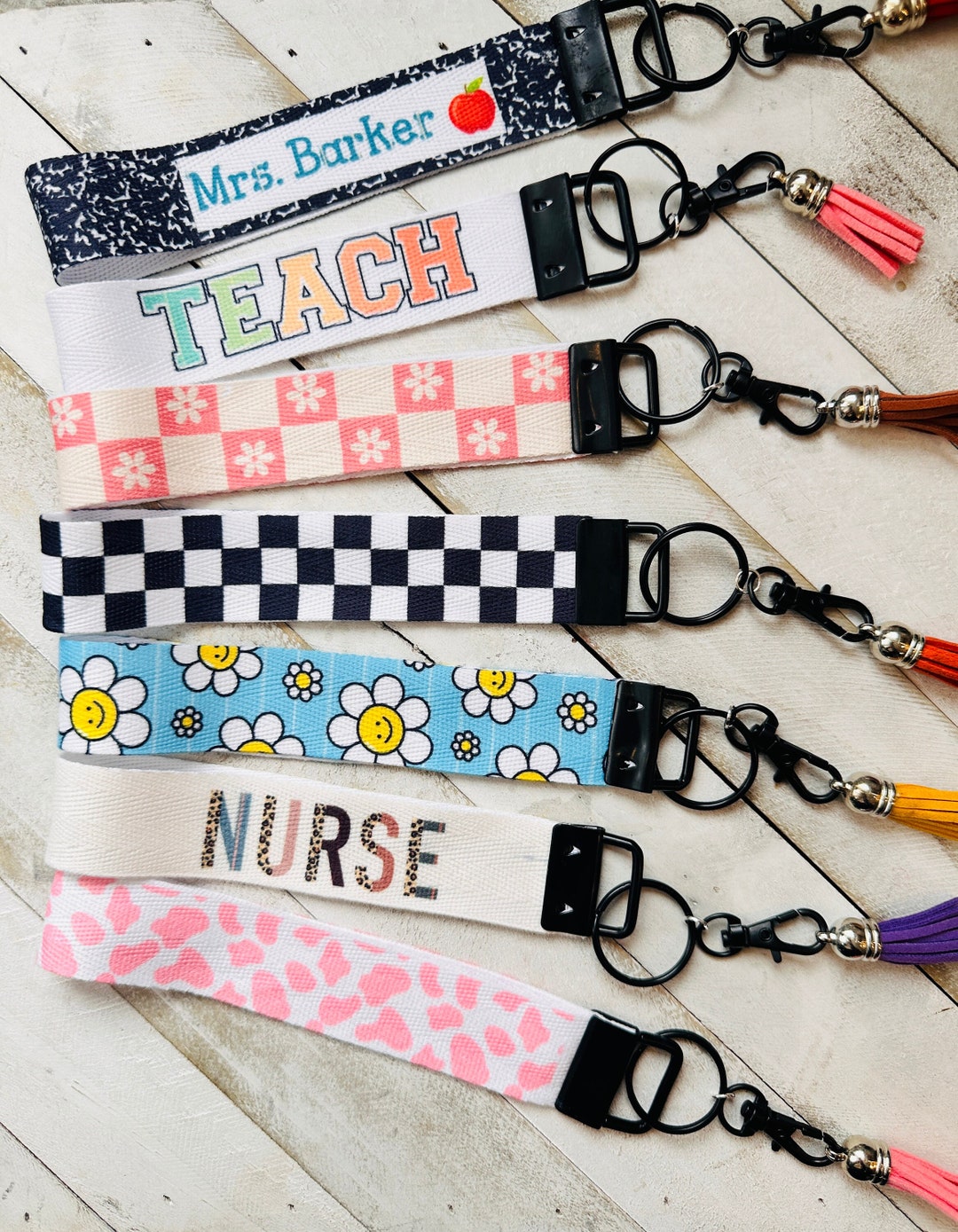 Wristlet, Wrist Keychain for Teachers, Wrist Keychain for Nurses, Wrist ...