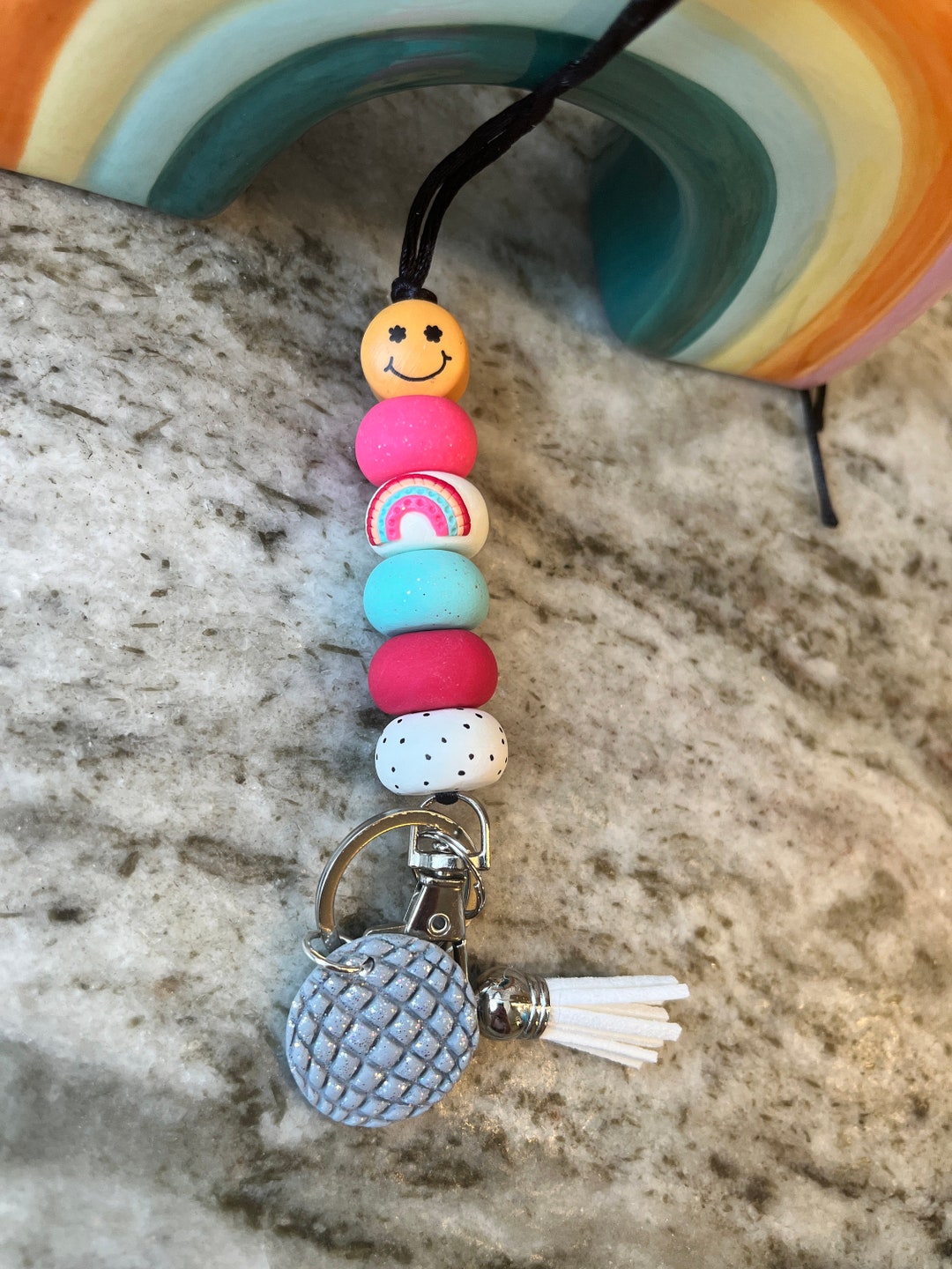 Disco Ball Teacher Lanyard, Retro Lanyard, Teacher Appreciation Gift ...