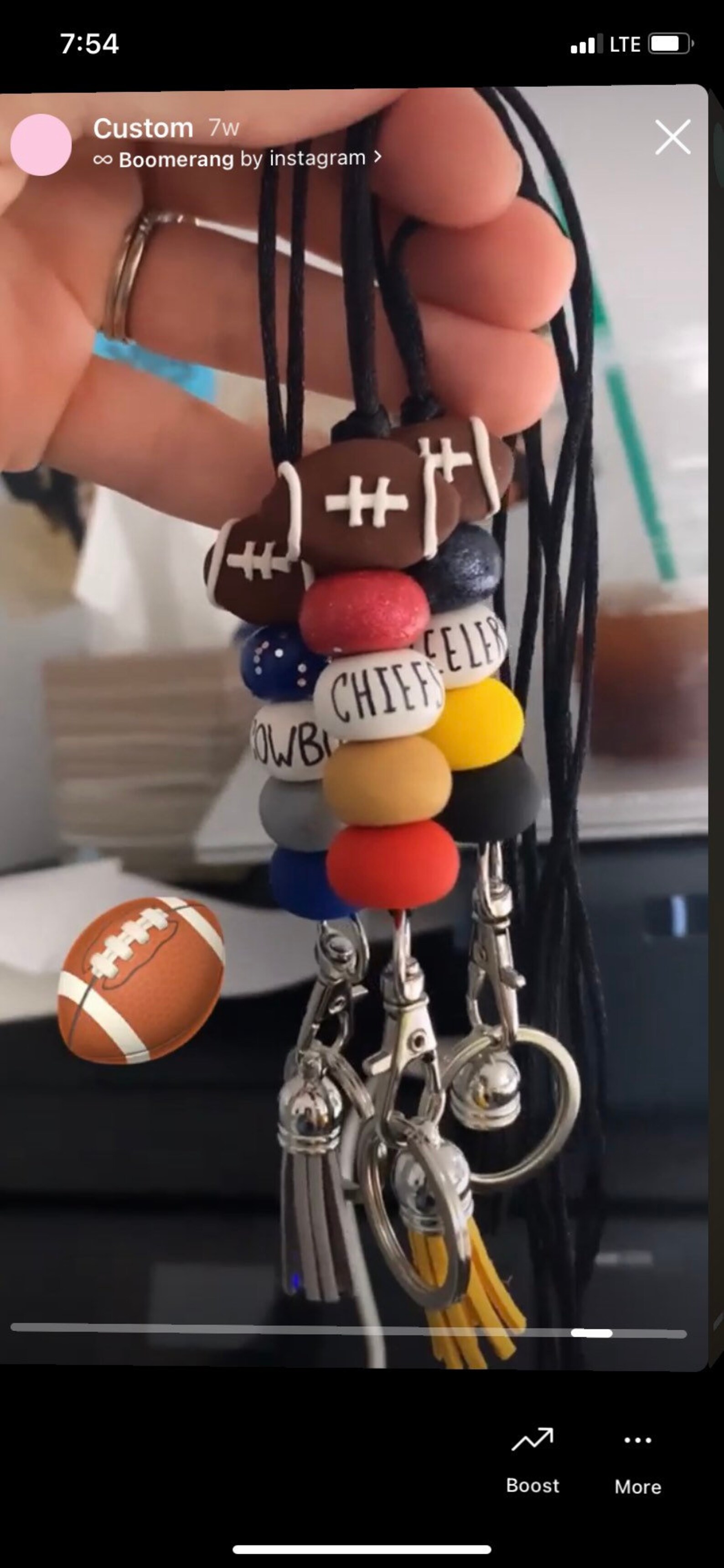 NFL Keychain Nfl Lanyard Football Lanyard Sports Lanyard - Etsy