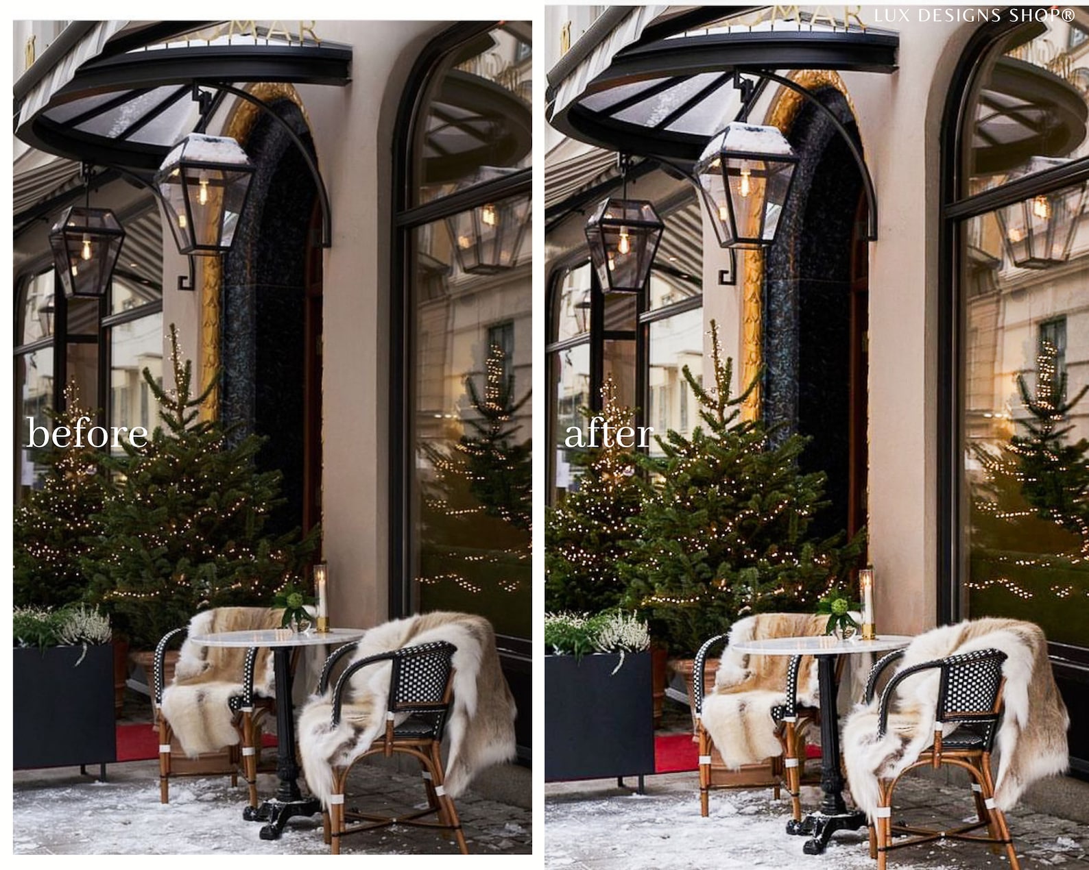 5 Christmas Presets LR Mobile Presets Luxury Holiday Photo - Etsy