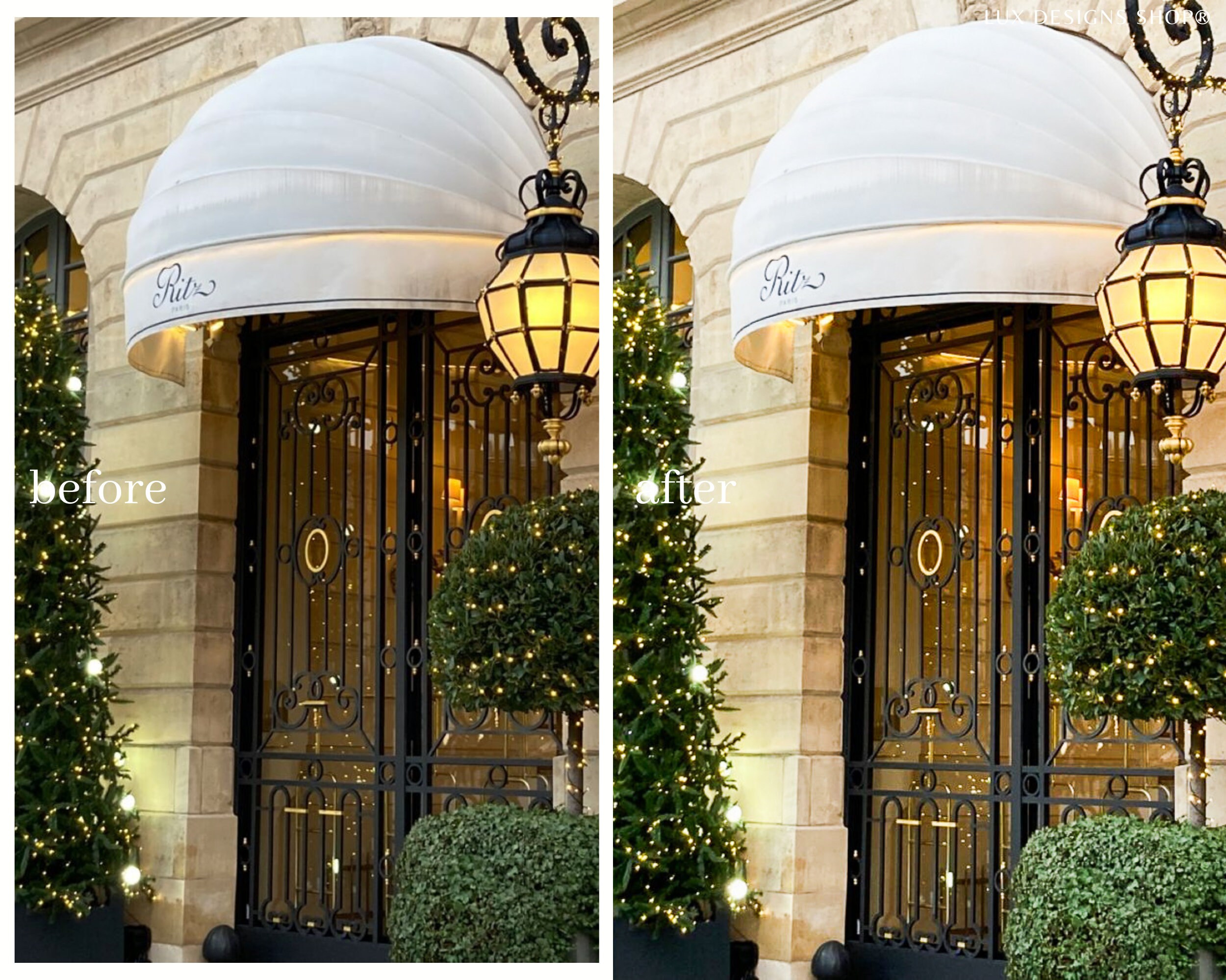 5 Christmas Presets LR Mobile Presets Luxury Holiday Photo - Etsy