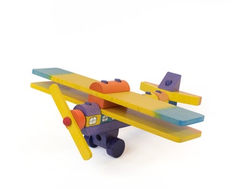 Wooden Airplane | Etsy