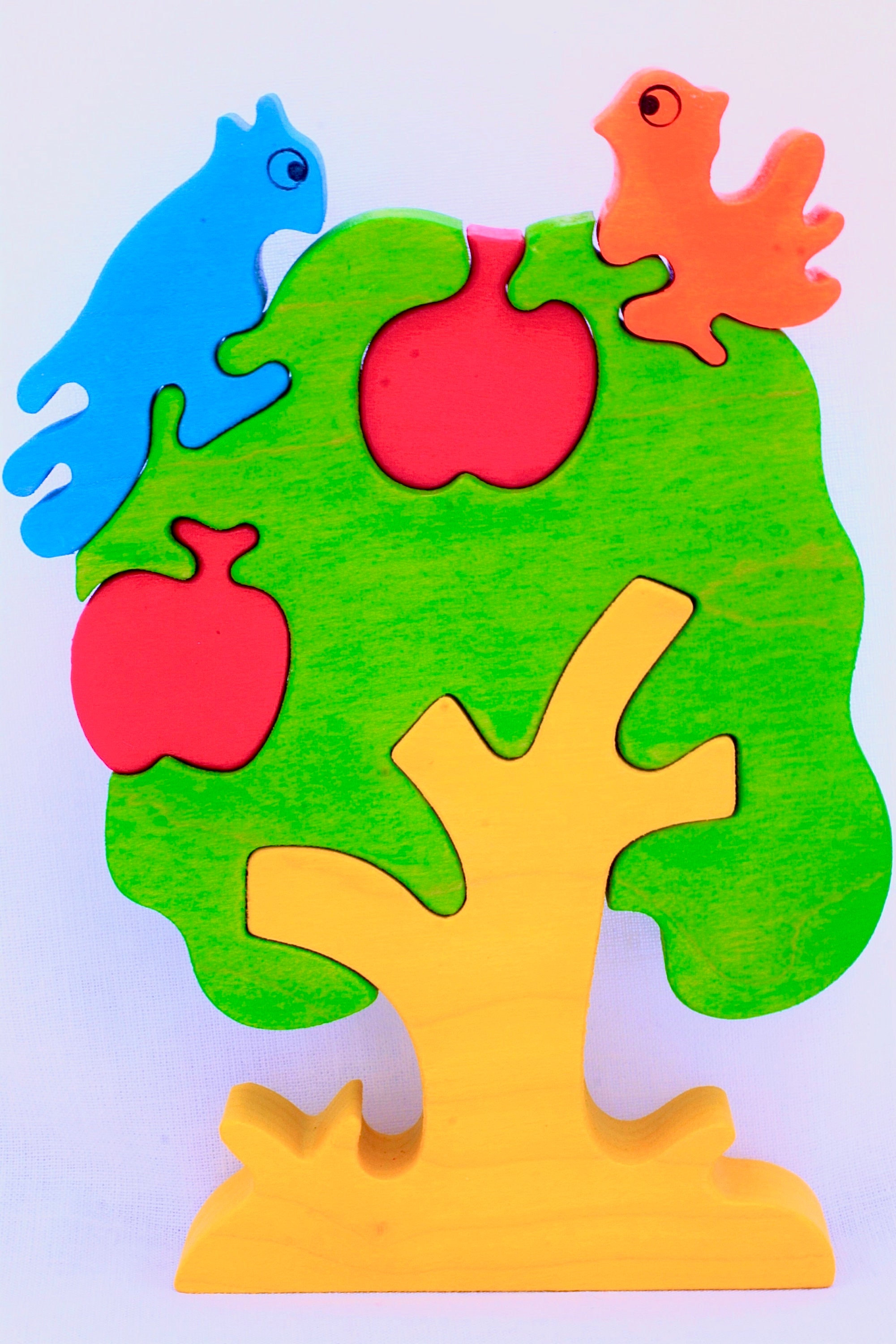 Wooden Tree Puzzle, Decoration for Kid's Room, Educational Toy - Etsy UK