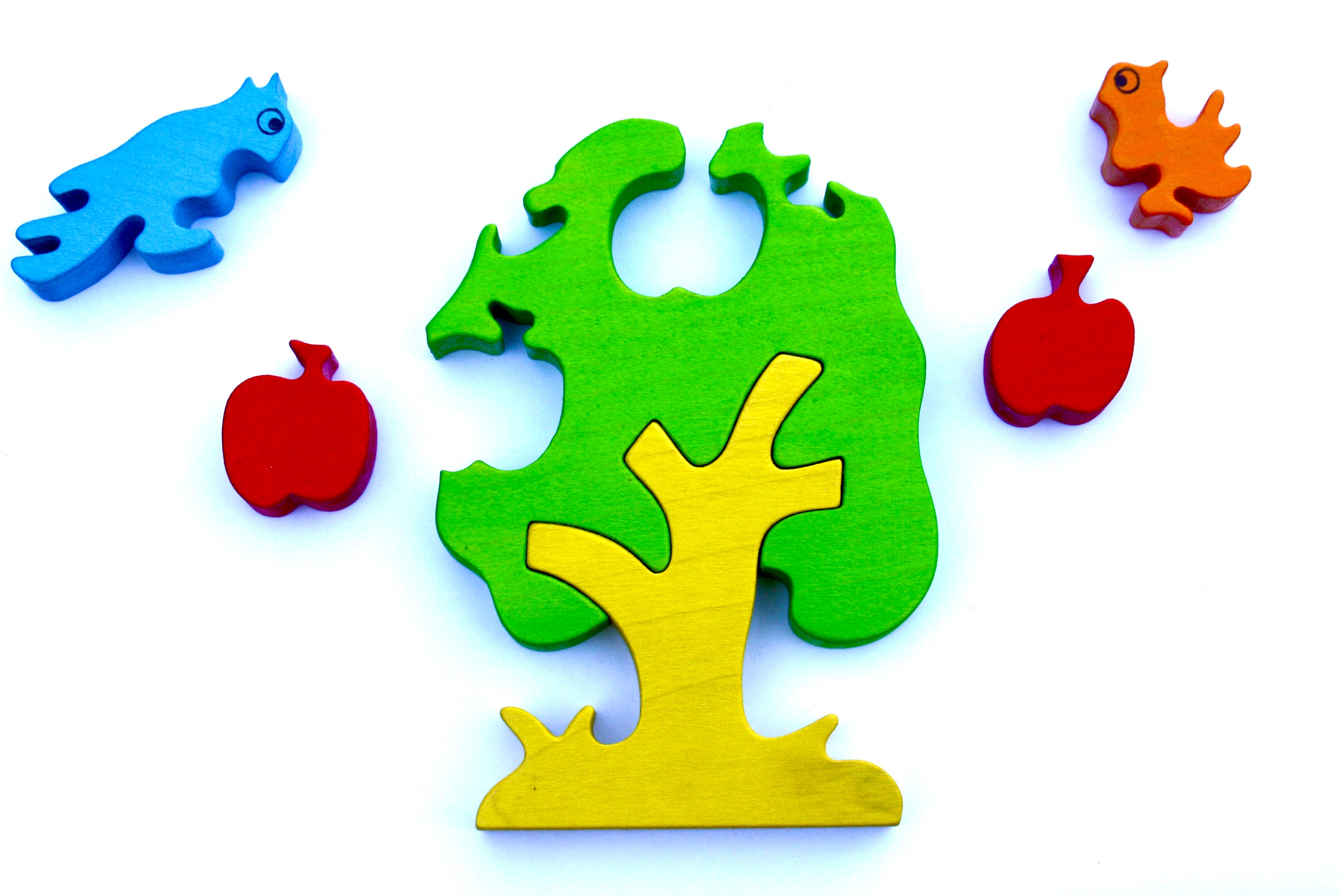 Wooden Tree Puzzle, Decoration for Kid's Room, Educational Toy - Etsy UK