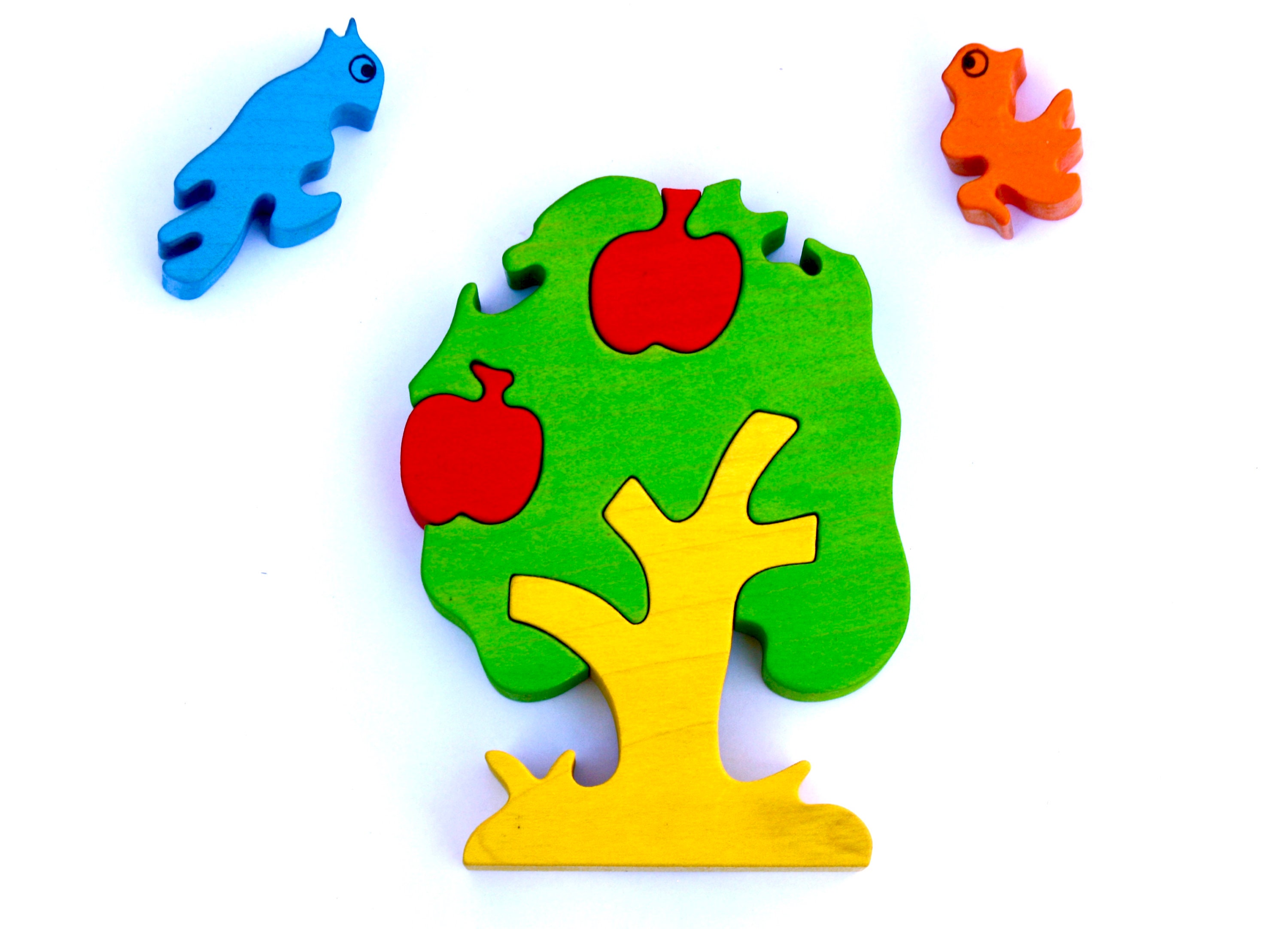 Wooden Tree Puzzle, Decoration for Kid's Room, Educational Toy - Etsy UK