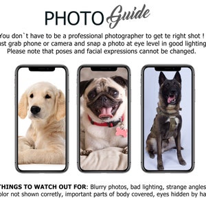 Digital Pet Portrait Pet Portrait Digital Art Pet - Etsy