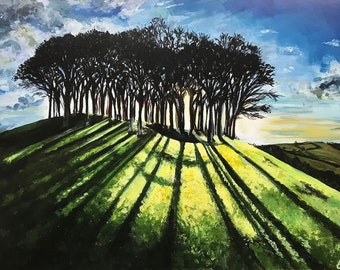 Nearly Home Trees Print | Etsy UK