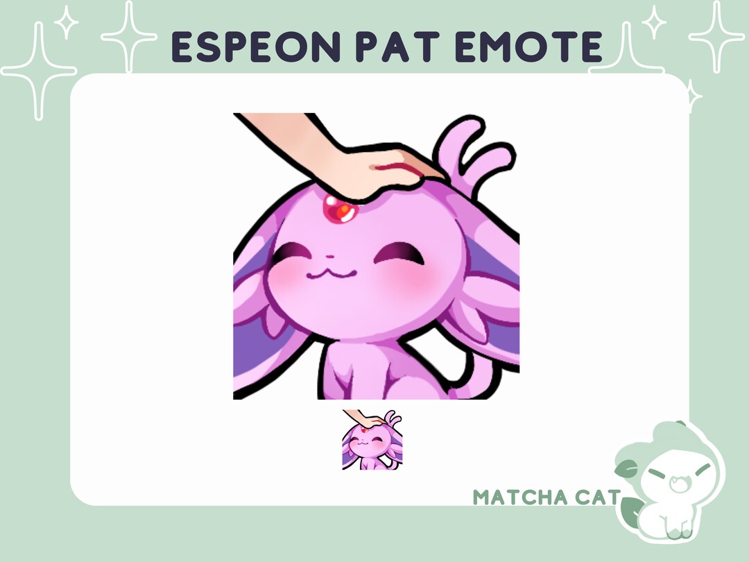 Pat Emote / Cute Kawaii Poke Emote for Streaming on Twitch and Discord ...