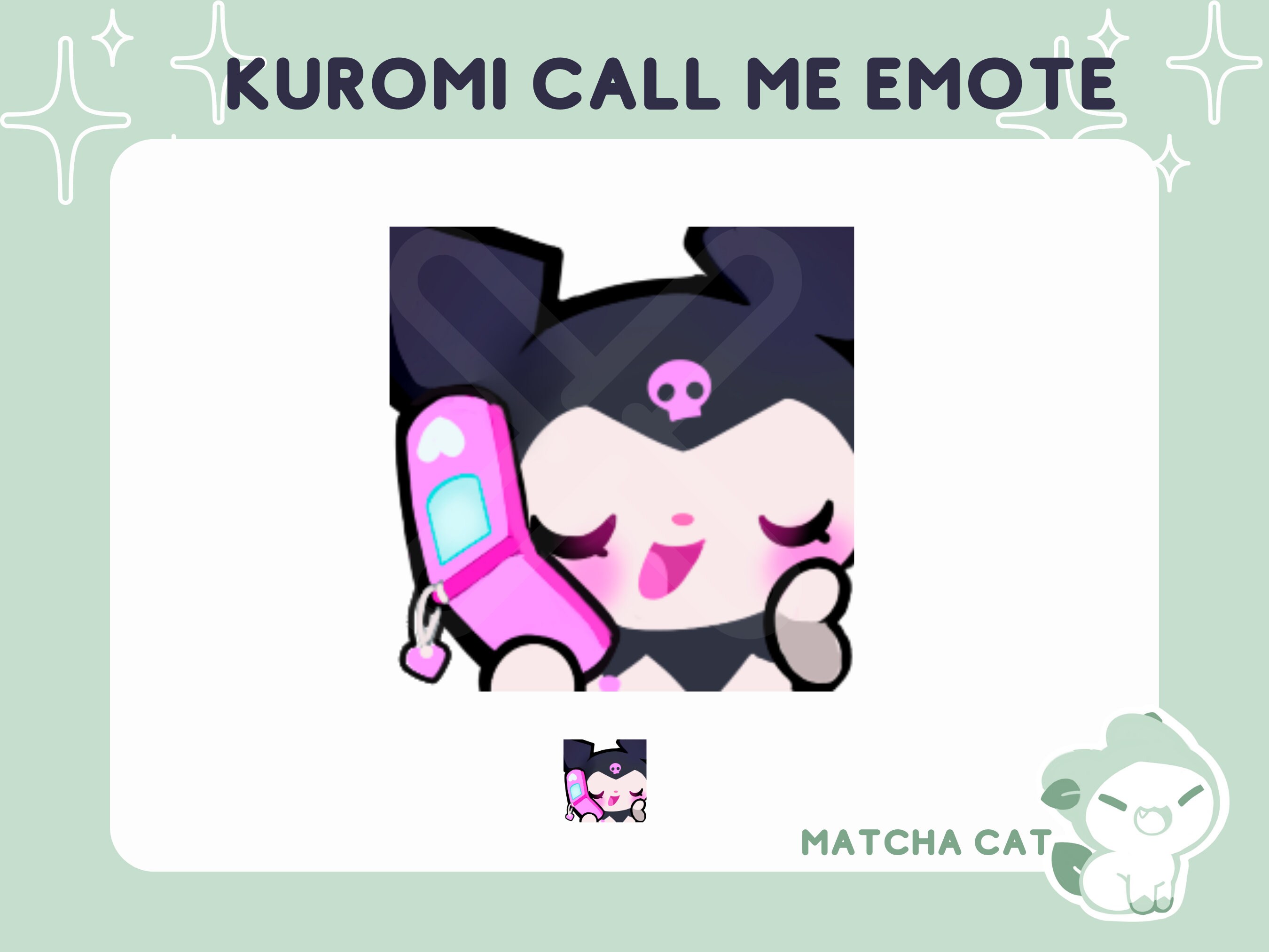 Kawaii Calling Emote / Cute Anime / Gaming / Streaming on Twitch and ...