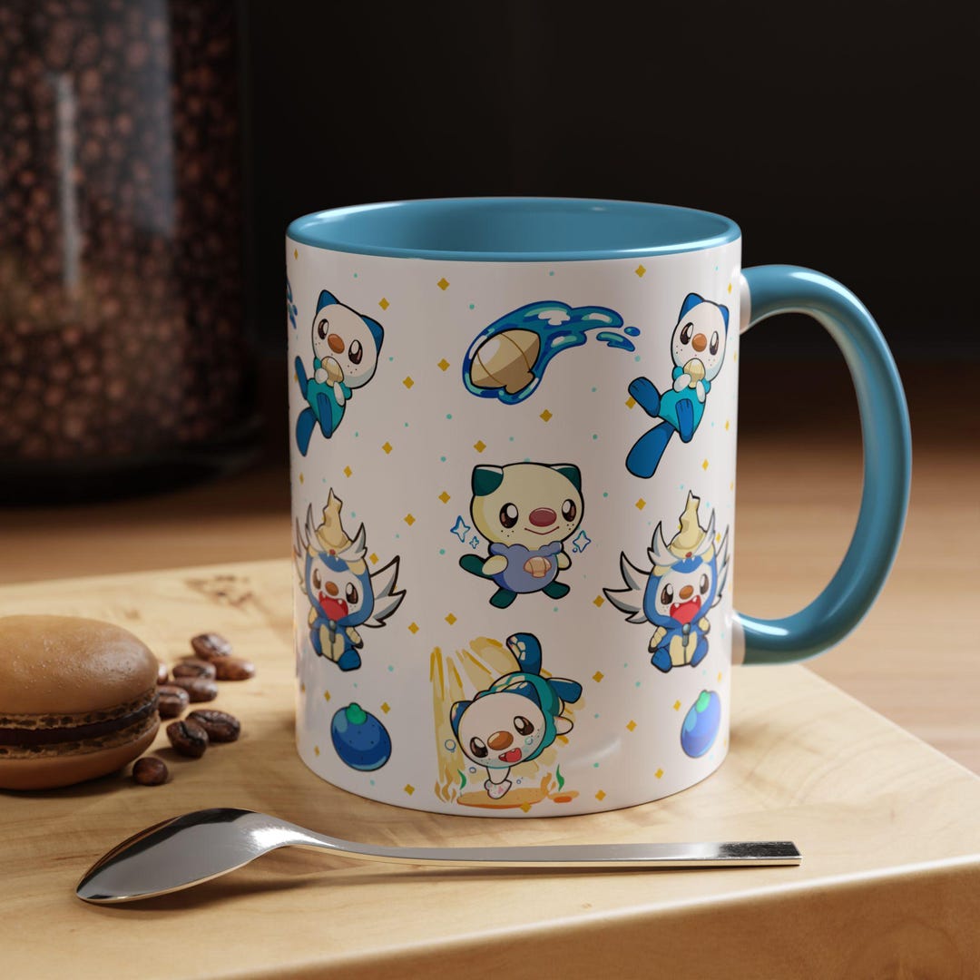 Poke Mug: #501 / Anime and Gaming Home Decor / Kawaii Gift / Poke ...