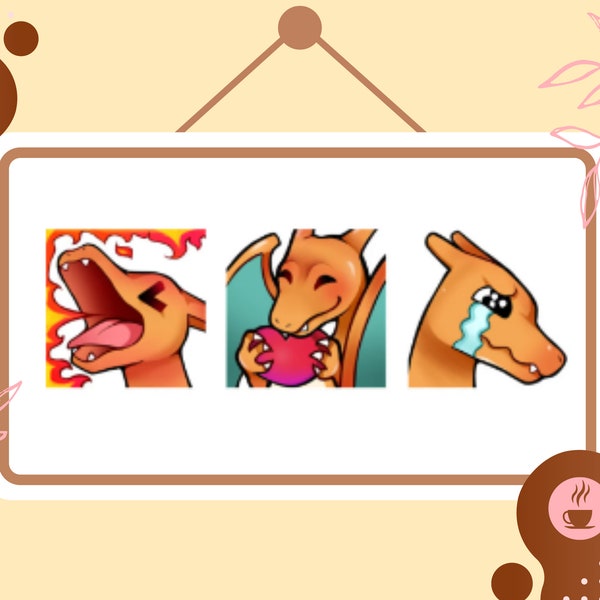 Charizard Emotes - Etsy