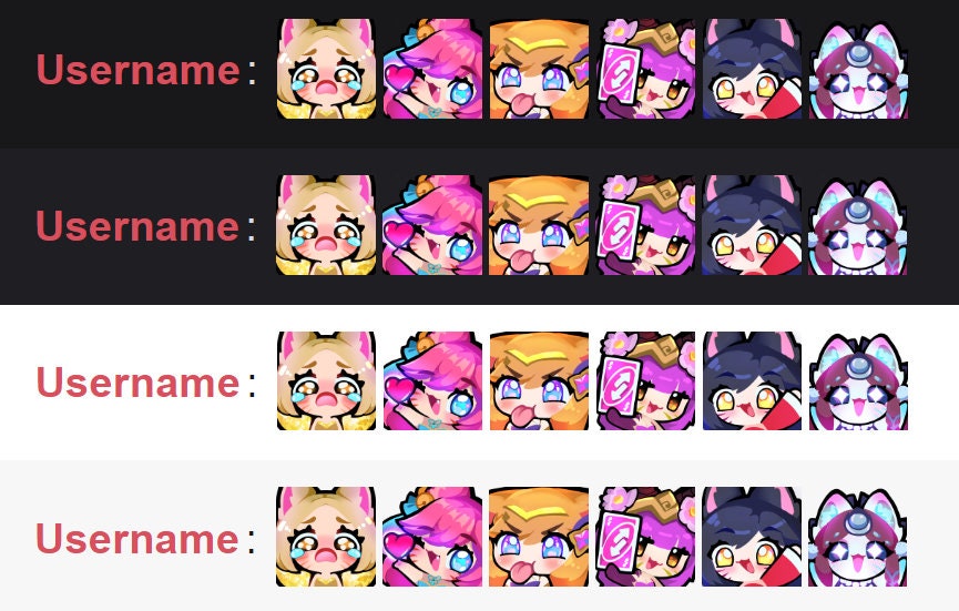 Ahri Emote Bundle / League of Legends Emotes for Streaming on Twitch ...