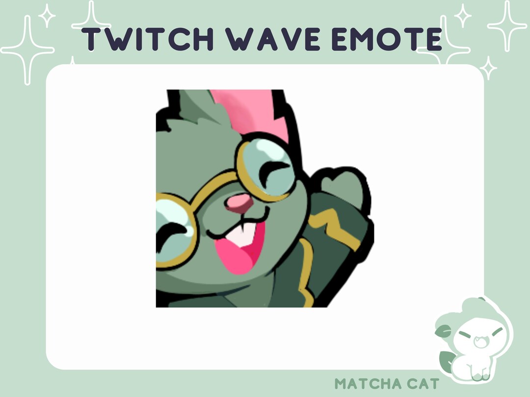 Twitch Wave Emote / League of Legends Emote for Streaming on Twitch ...