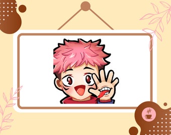 Wave Emote / Cute Anime Emote for Twitch and Discord | Etsy