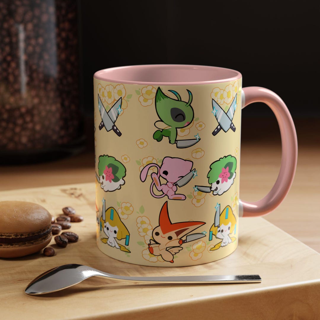Poke Mug Cute but Deadly Mythical Pokemon / Anime and Gaming Home Decor ...