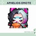 Spirit Blossom Aphelios Mooncake Emote / Cute League of Legends Emote ...