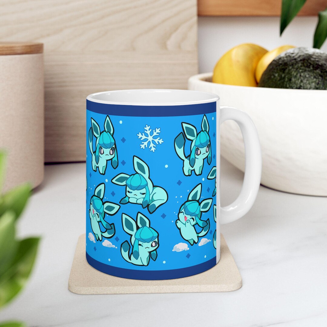 Glacie 11oz Mug / Cute Home Decor POGO Eeveelutions Kawaii Design Gift ...